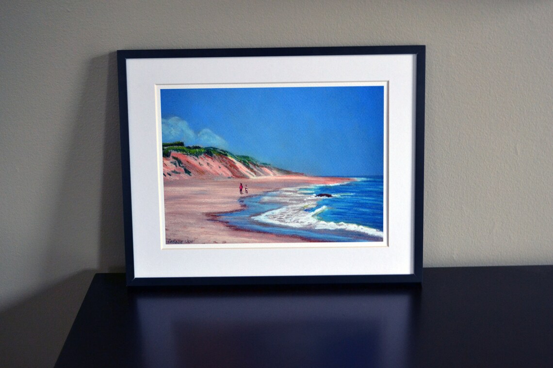 Coast Guard Beach Cape Cod Pastel and Prints by Artist Bix - Etsy