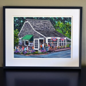 Sundae School Ice Cream, Cape Cod - an Art Print of a Bix Debaise ...