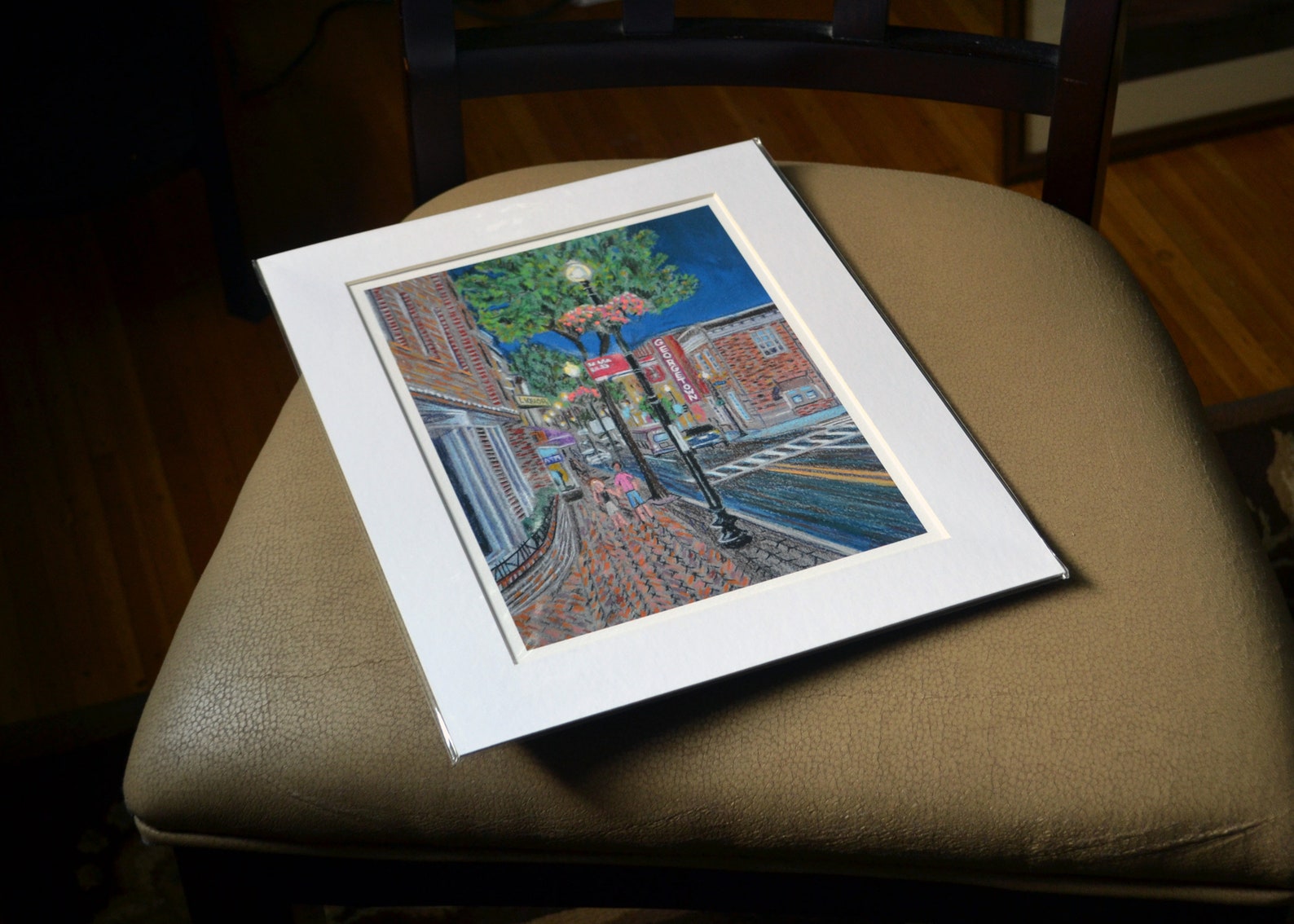 Georgetown (washington, DC) - a Print of a Bix Debaise Original Pastel ...