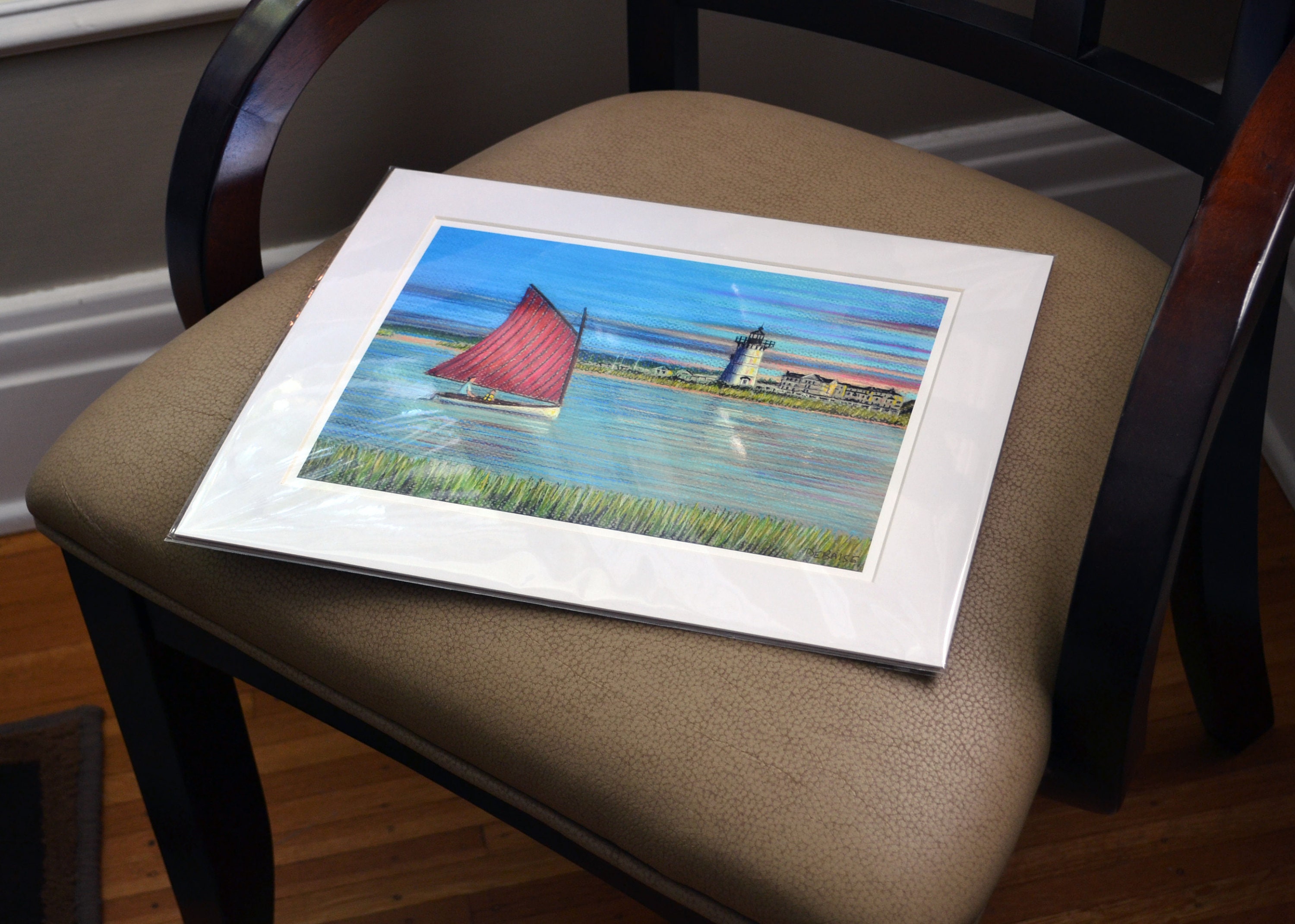 Edgartown Harbor Light, Martha's Vineyard - an Art Print of a Bix ...