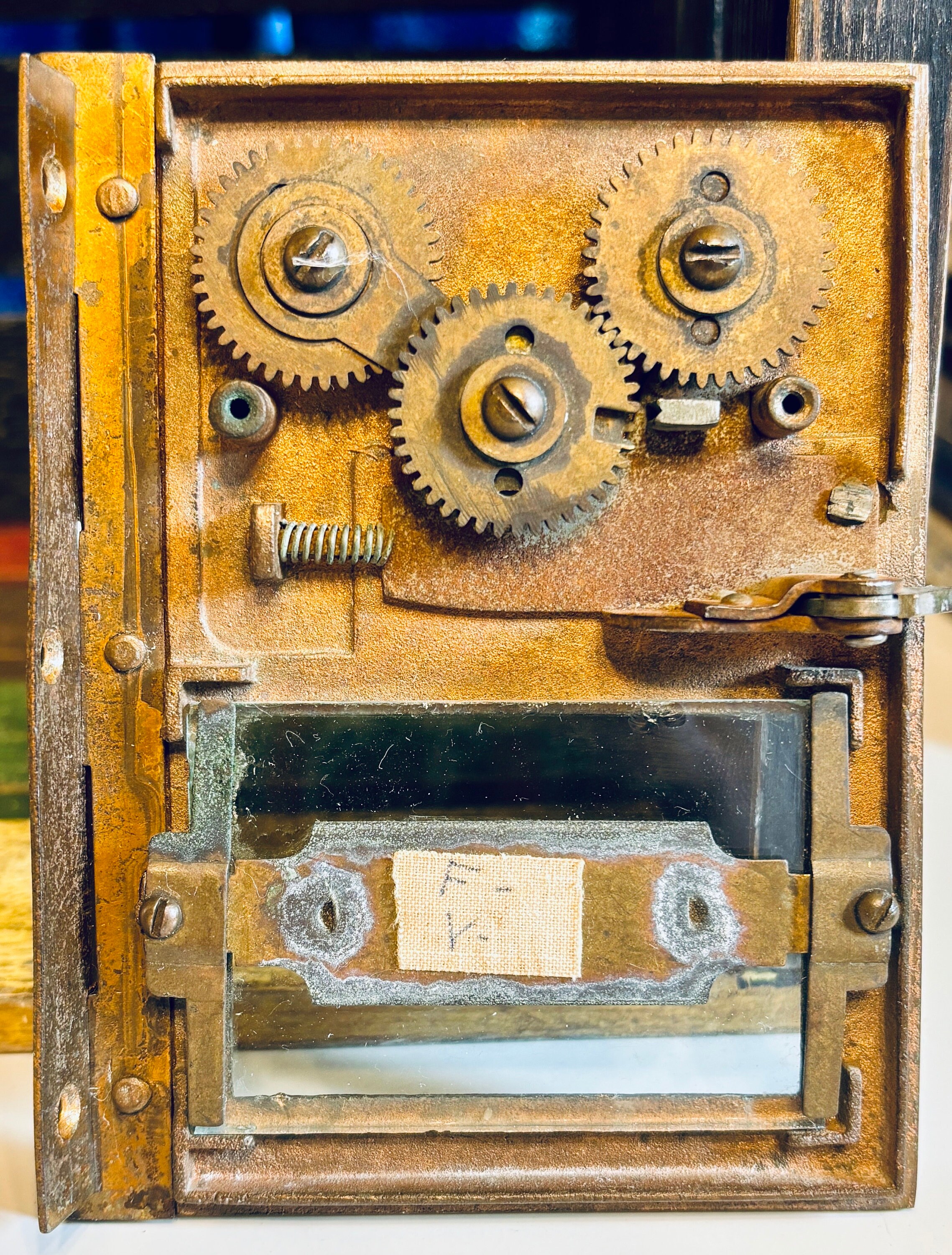 Old Metal PO Box Door - Etsy