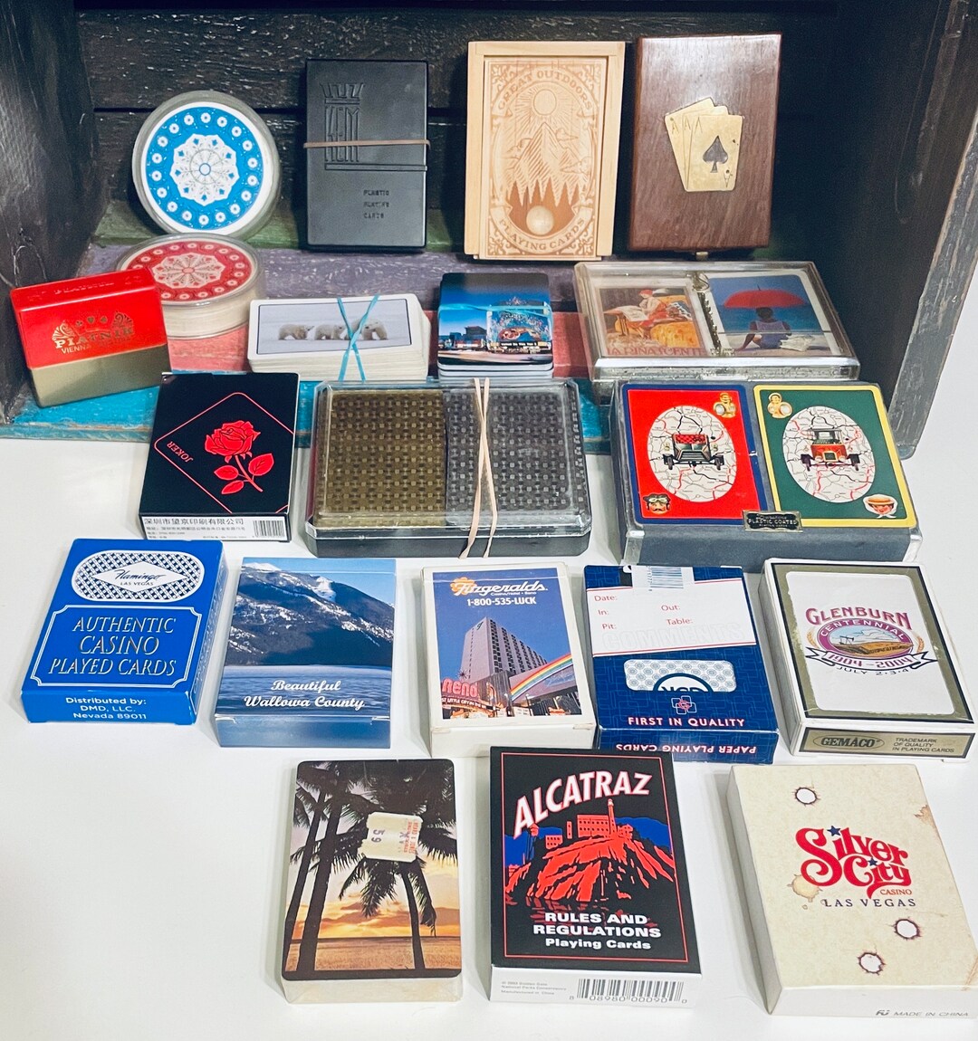 Collection of 24 Vintage Playing Card Decks - Etsy