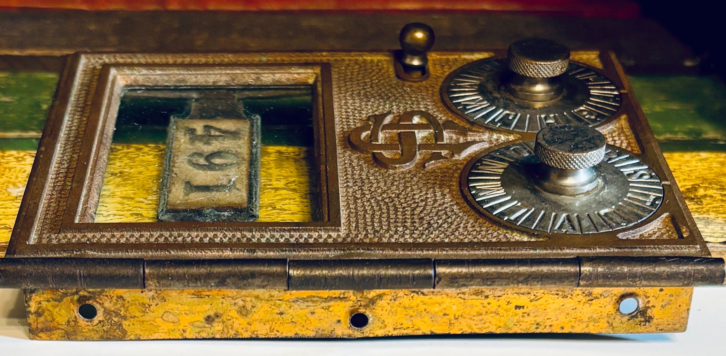 Old Metal PO Box Door - Etsy