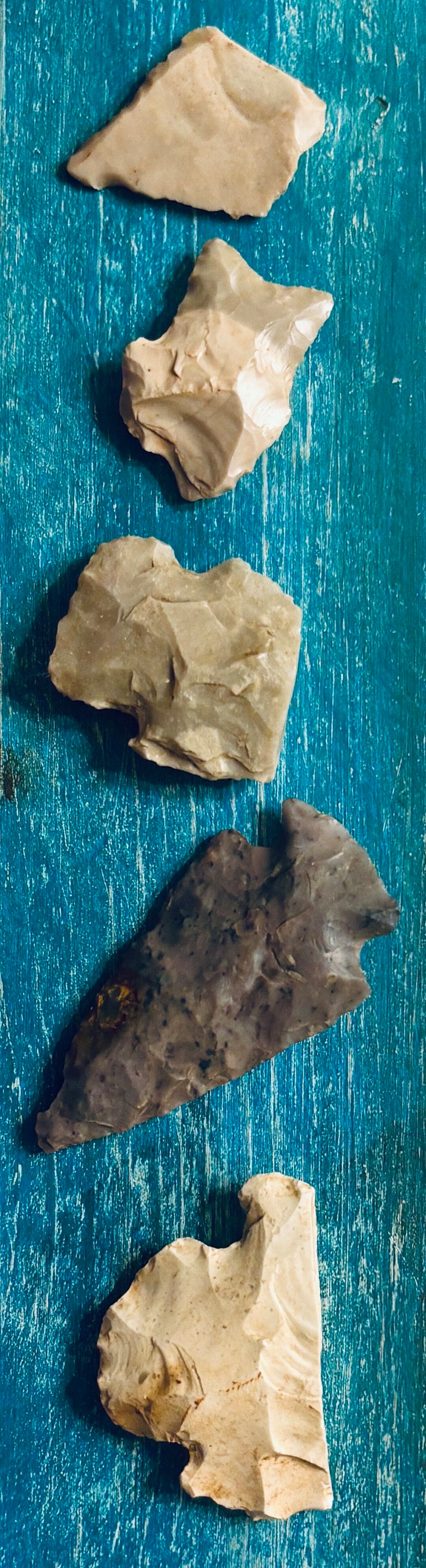 Collection of 5 Authentic Native American Arrowheads From Texas - Etsy
