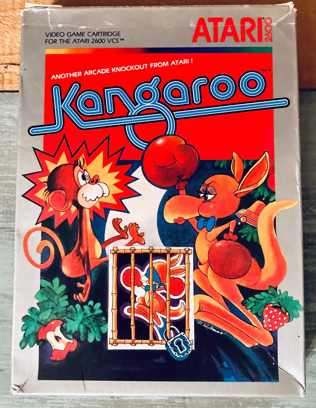 1983 Atari 2600 Video Game “kangaroo” With Original Box & Manual - Etsy