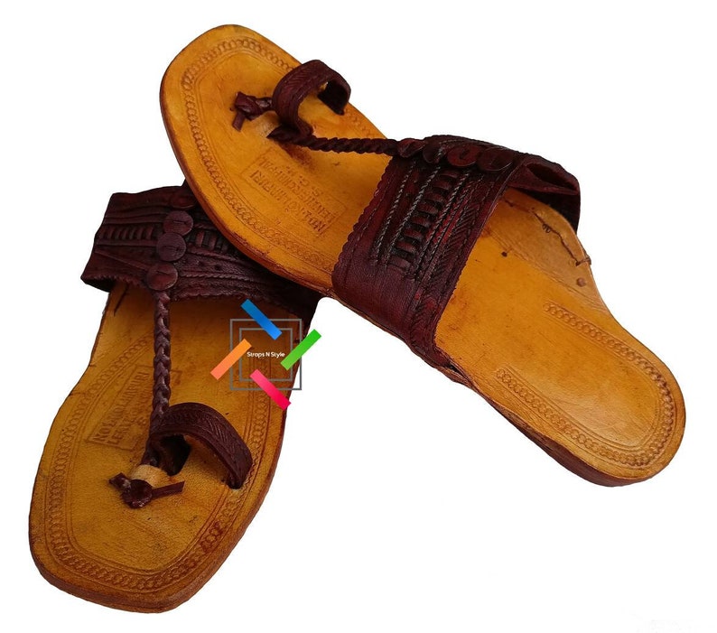 Unisex Hippie Indian Double Shade Water Buffalo Jesus Sandals - Etsy