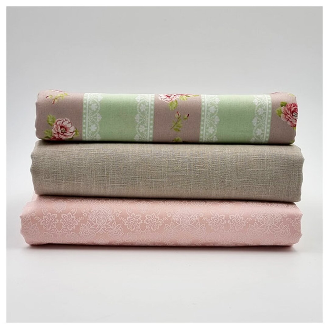 Traditional Fabric Package Sand and Pink With Apron - Etsy