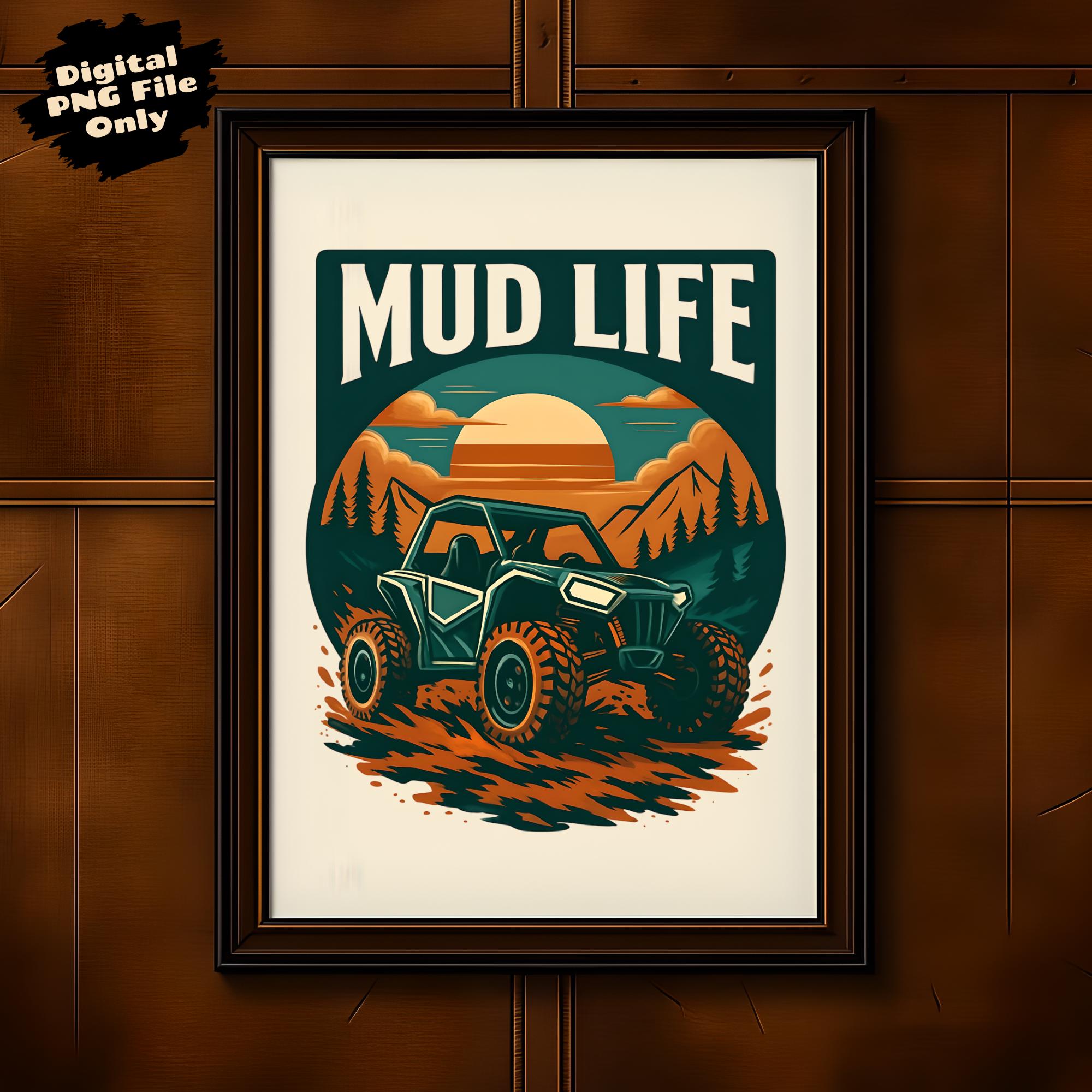 Mud Life UTV PNG: Off-road Sunset Clipart (digital Download - Etsy