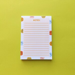 Smiling A6 Notepad | to Do List | Memo Pad | A6 Checklist | Cute ...