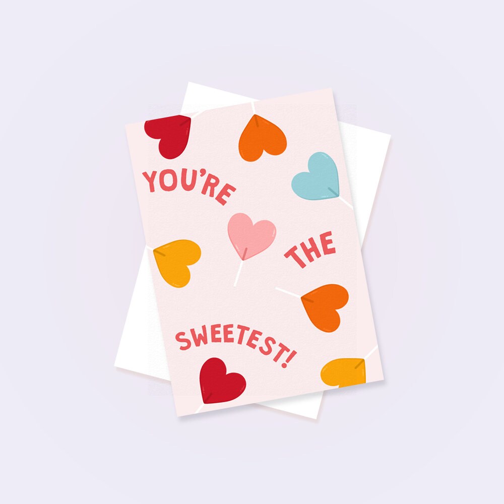 You're the Sweetest Greetings Card | Best Friend Card | Thank You Card ...