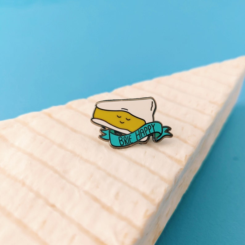 Cheese Enamel Pin Badge, Cheese Gifts, Food Pin Badge, Kawaii ...