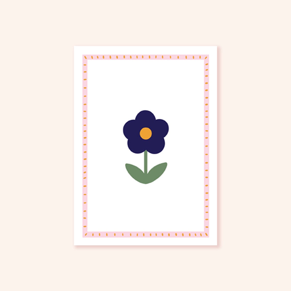 A6 Mini Floral Print Set, Flower Print, Cute Prints, Mini Art Prints ...