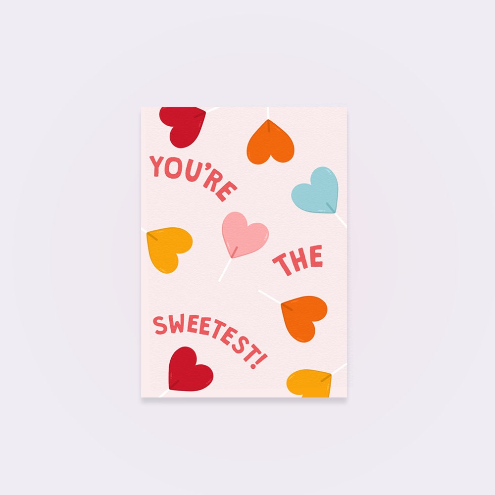 You're the Sweetest Greetings Card | Best Friend Card | Thank You Card ...