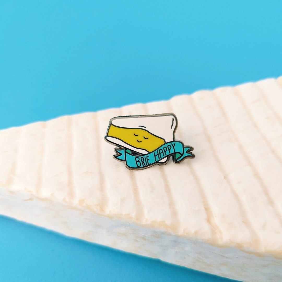 Cheese Enamel Pin Badge, Cheese Gifts, Food Pin Badge, Kawaii ...