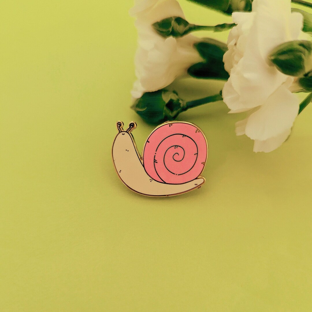 Snail Enamel Pin Snail Pin Snail Jewellery Snail Gifts - Etsy