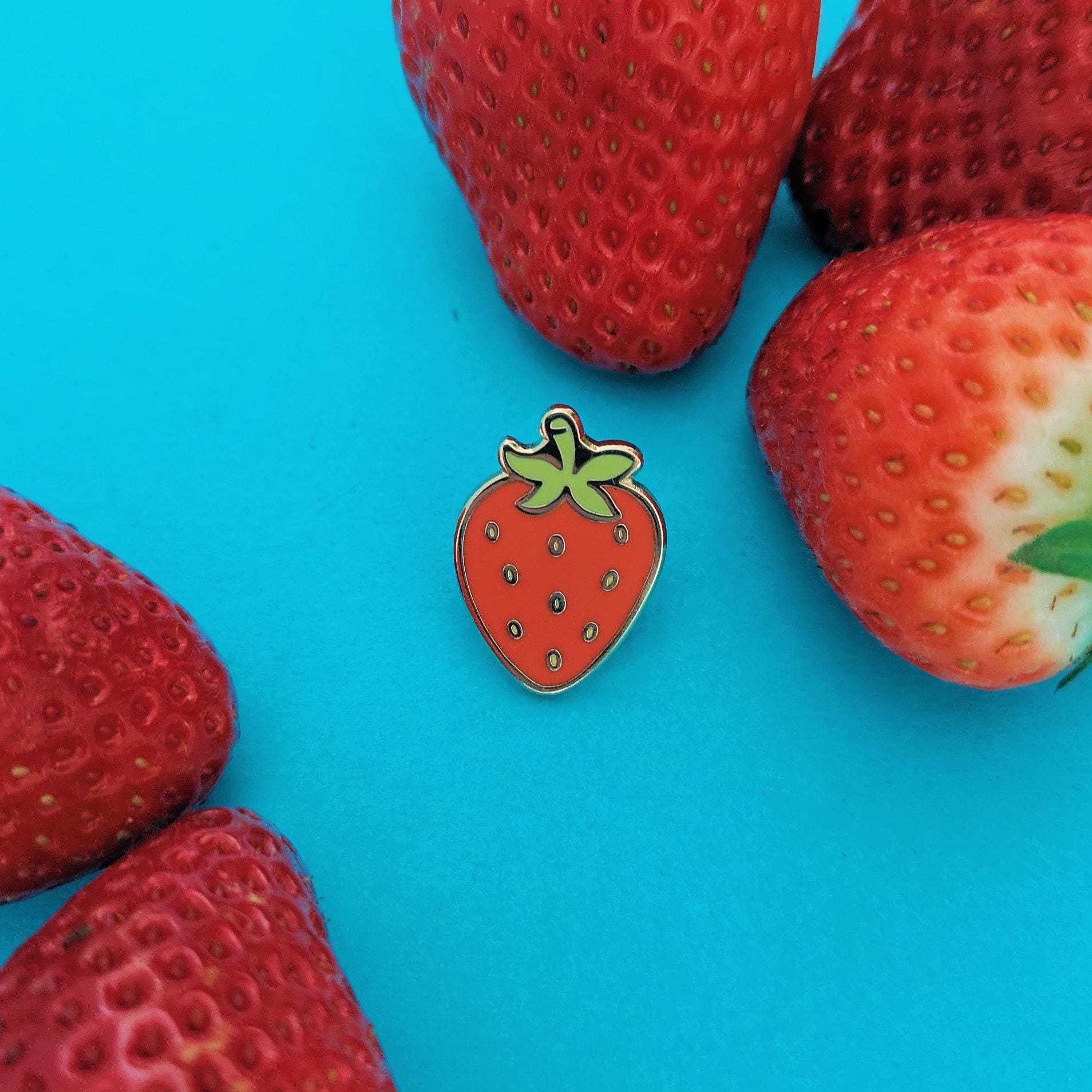 Fruit Enamel Pins, Foodie Gifts, Filler Pins, Cottagecore, Summer ...