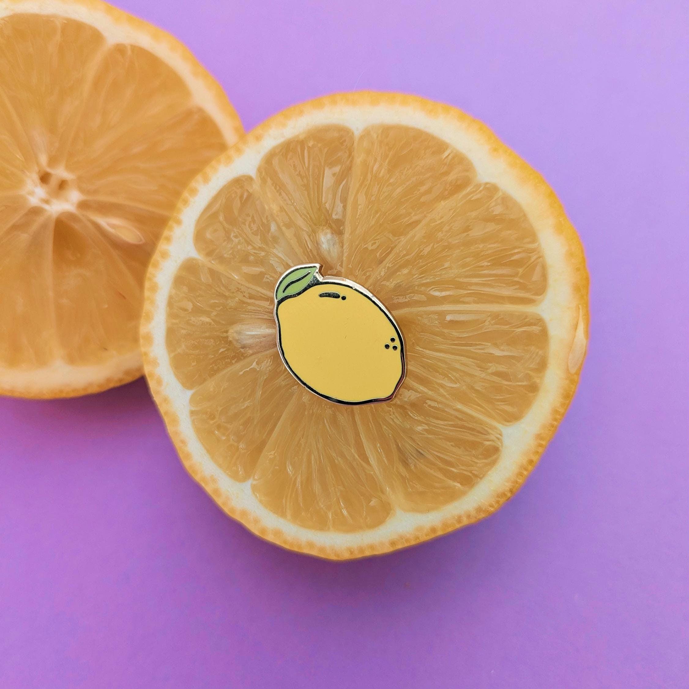 Fruit Enamel Pins, Foodie Gifts, Filler Pins, Cottagecore, Summer ...
