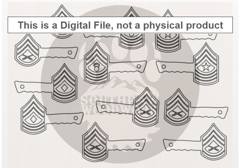 SNCO USMC Bottle Openers Digital File - Etsy