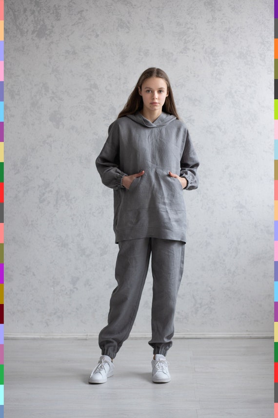 Linen Fitness Set. Linen Activewear. Sport Suit Women. Linen | Etsy