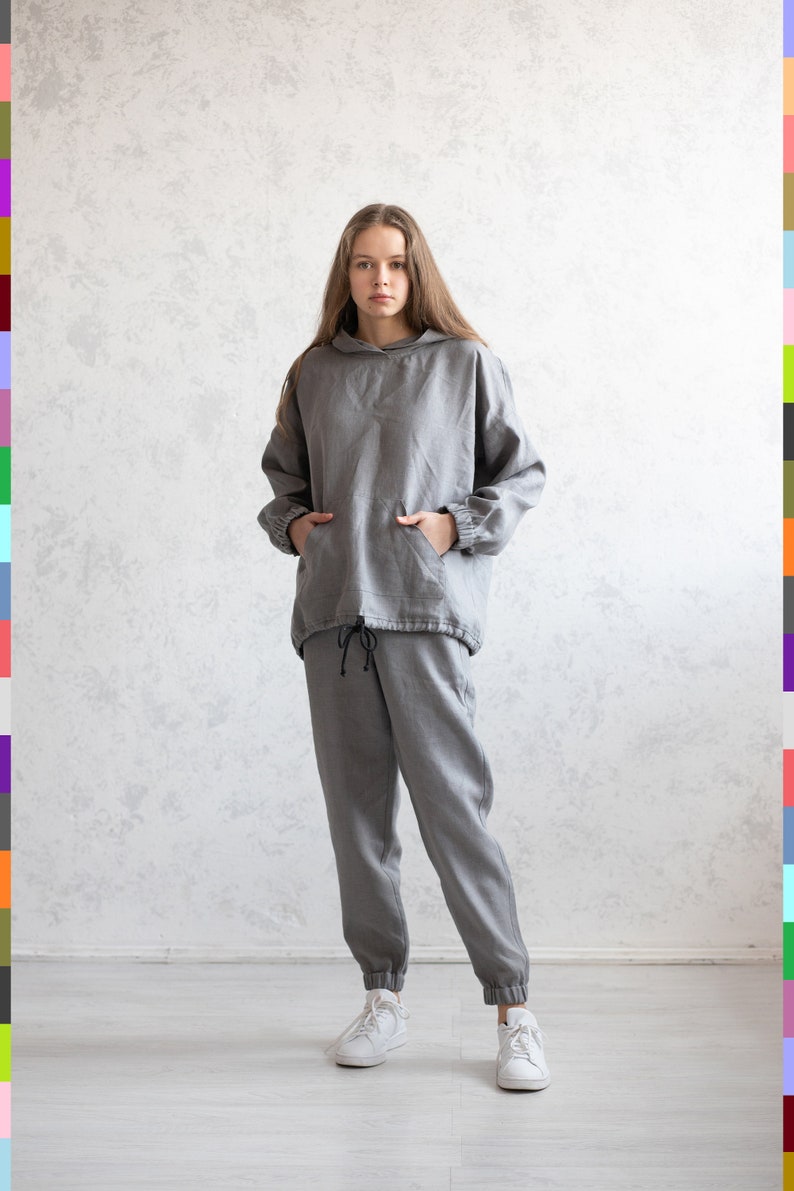 Linen Fitness Set. Linen Activewear. Sport Suit Women. Linen - Etsy