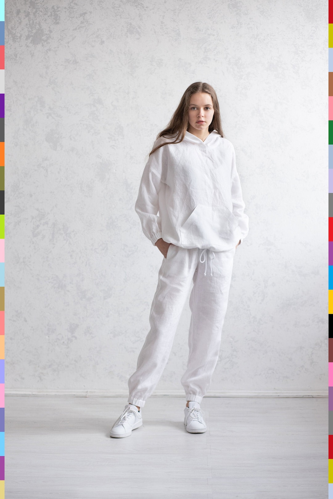 Linen Fitness Set - Linen Activewear - Sport Suit Women - Linen Sports ...