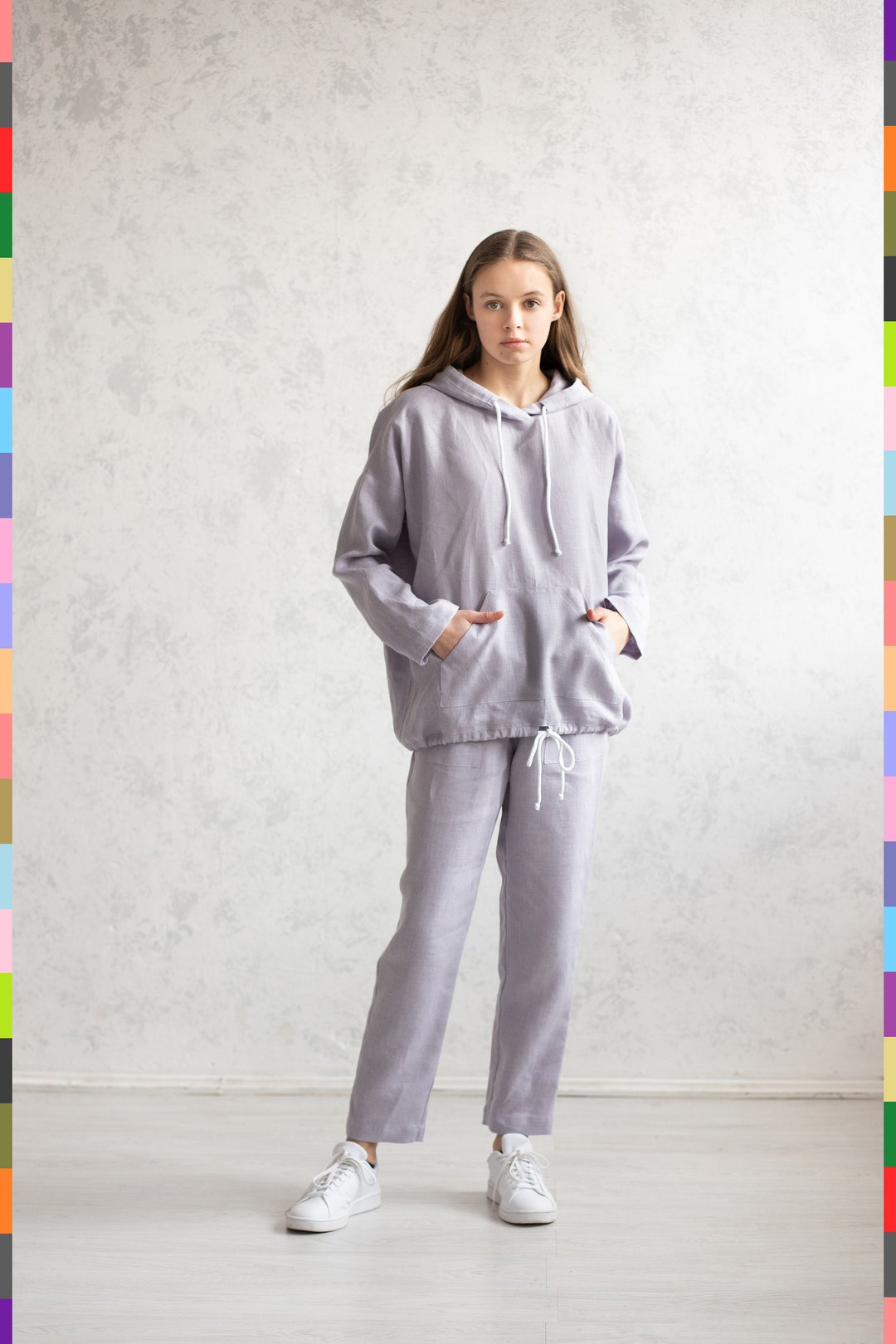 Linen Fitness Set. Linen Activewear. Sport Suit Women. Linen Sports Set ...