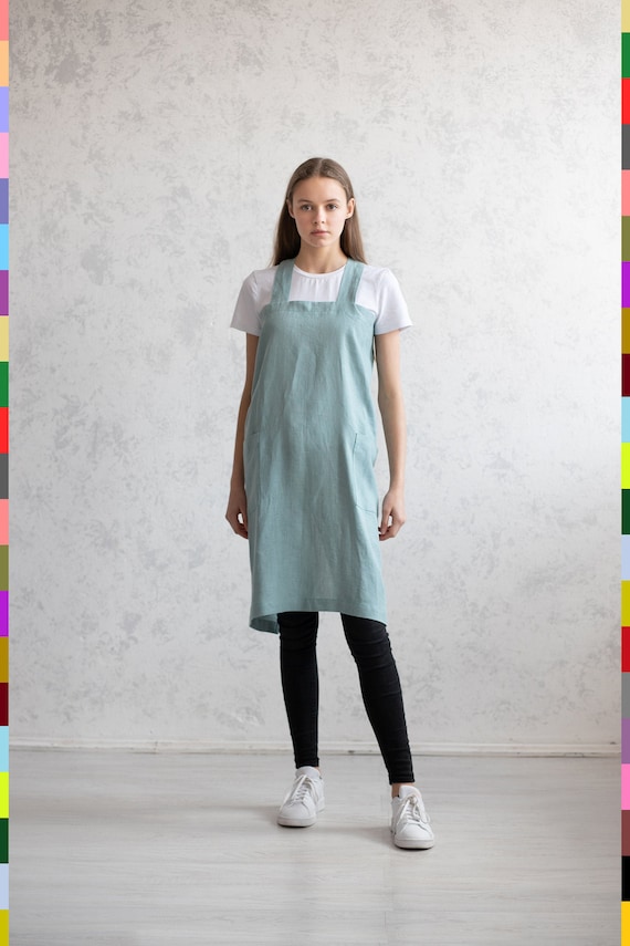 Japanische Schürzen. Kreuz über Schürze. Kreuz zurück | Etsy