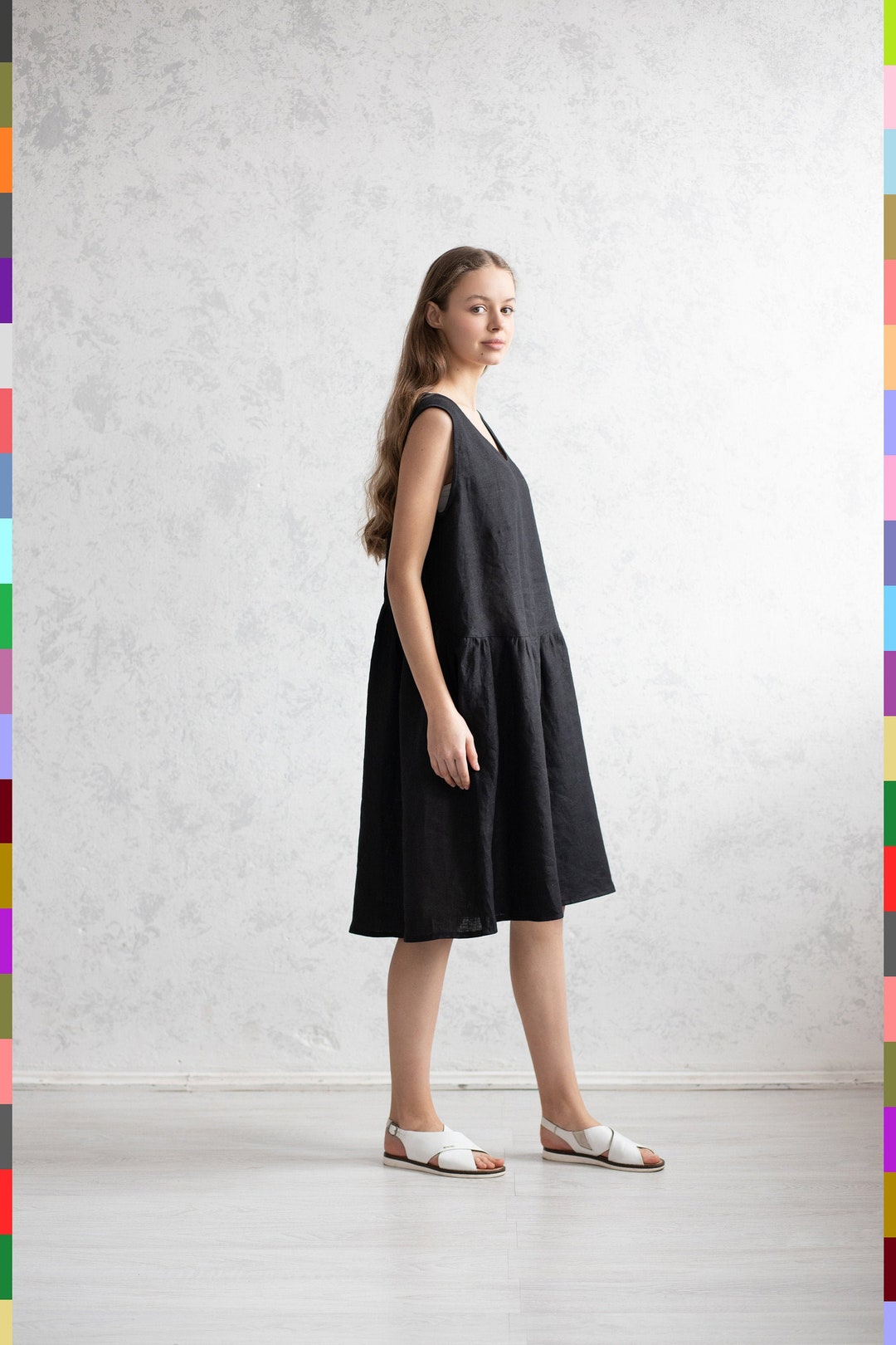 Linen Dress - Linen Dresses - Loose Linen Dress - Linen Summer Clothes ...