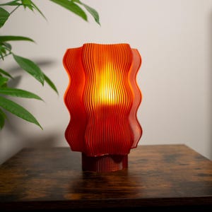 REEF - AMBER Table Lamp, Retro Minimal Design, Housewarming Decor Gift ...