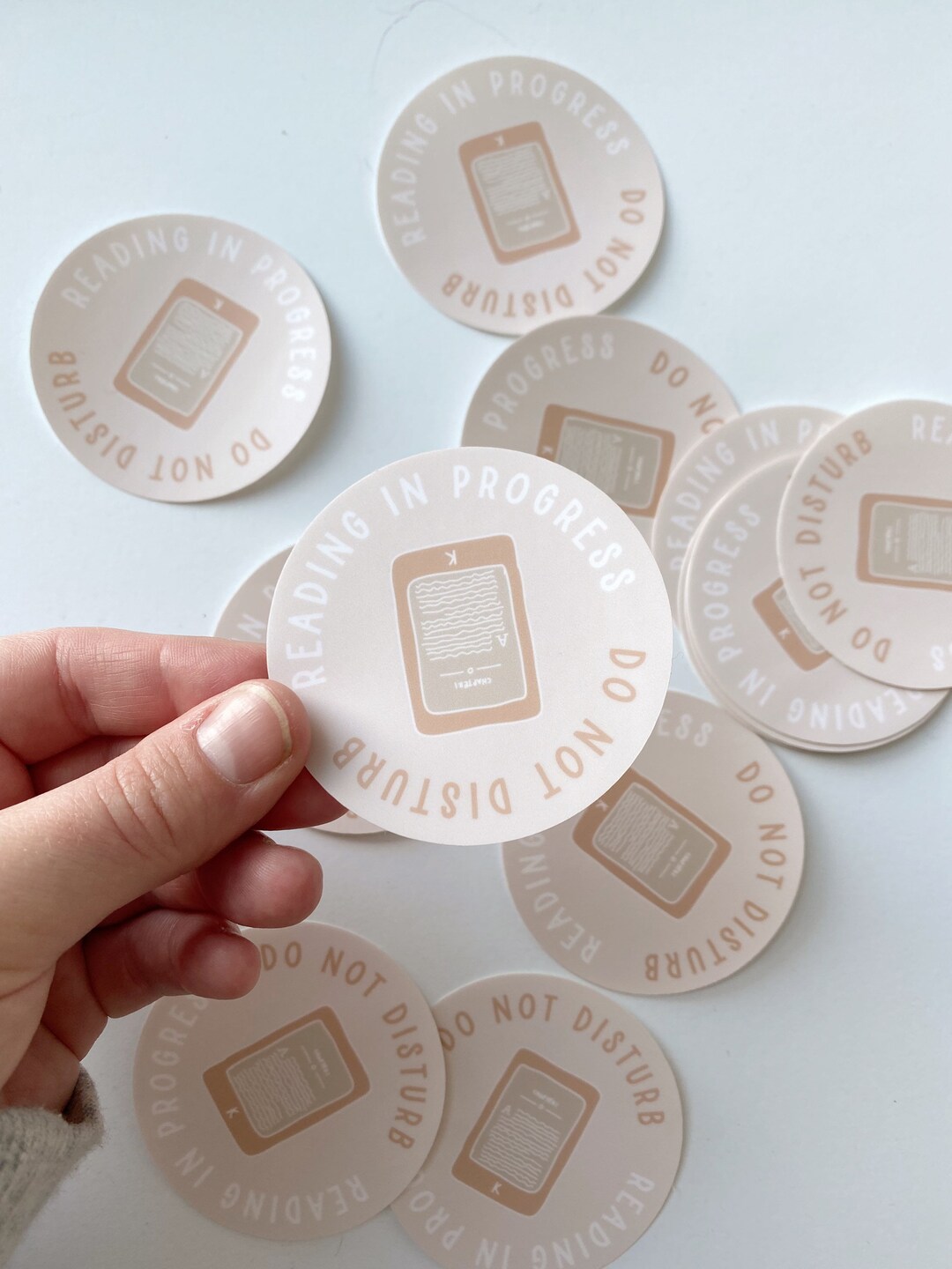 Do Not Disturb Reading in Progress Sticker, Kindle, Reading, Bookish ...
