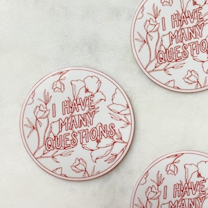 Poppy's Questions Sticker, Blood and Ash, Kingdom of Flesh and Fire ...