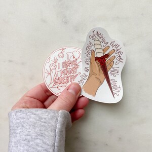 Poppy's Questions Sticker, Blood and Ash, Kingdom of Flesh and Fire ...