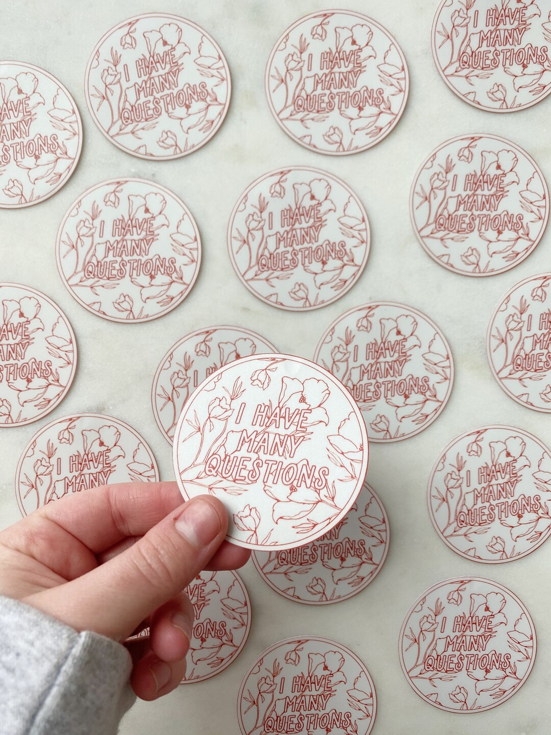 Poppy's Questions Sticker, Blood and Ash, Kingdom of Flesh and Fire ...