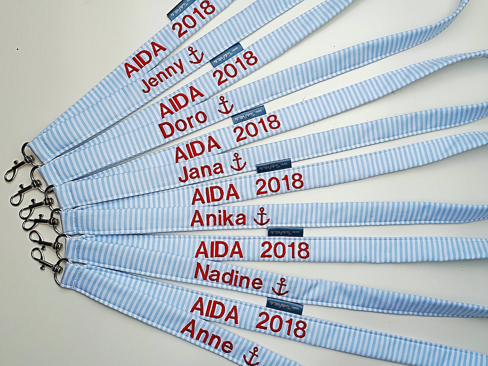 Keychain-lanyard-embroidered-name-personalized-lanyard-lanyard Band for ...