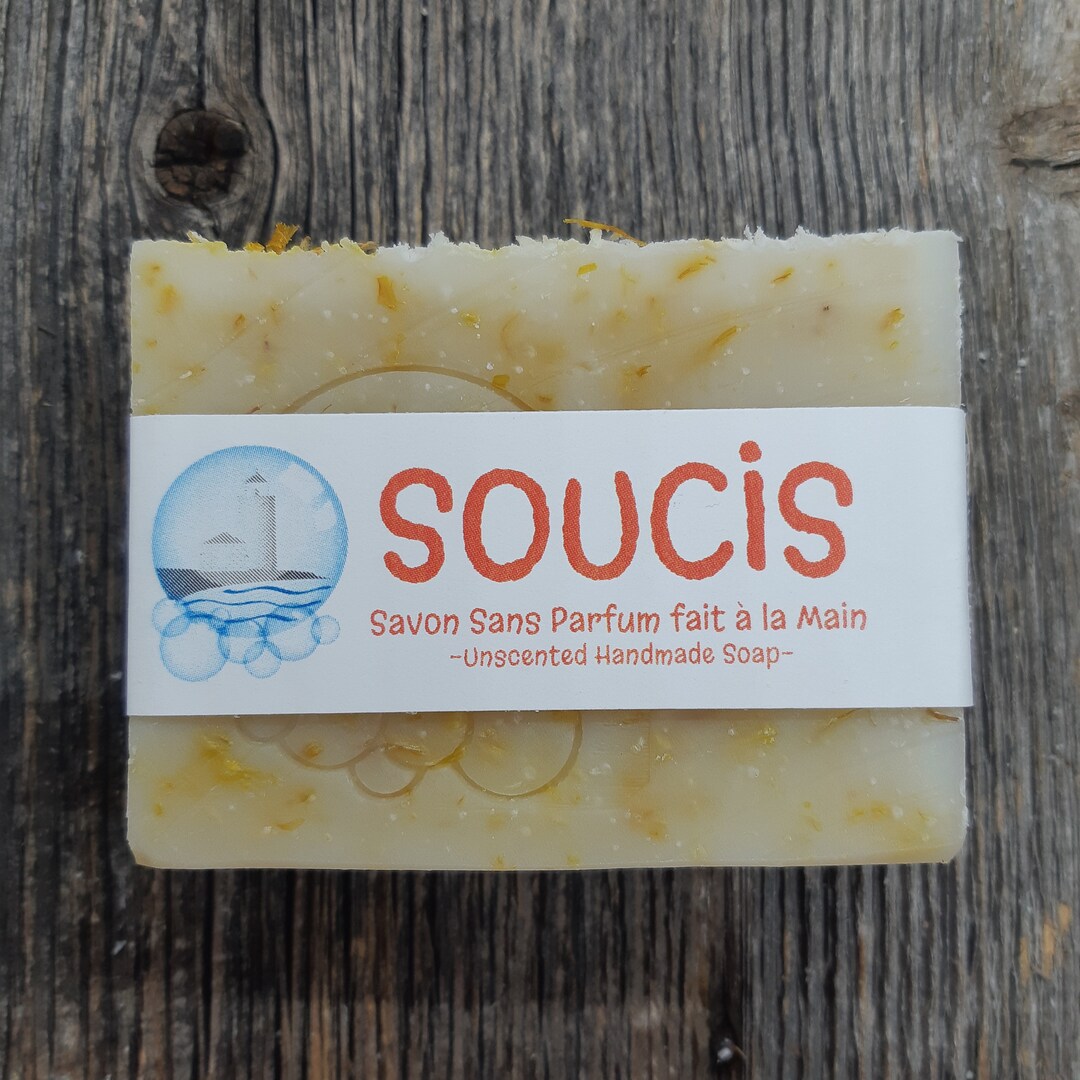 Soucis Handmade Perfume-free Soaps in Quebec, Odorless, Unscented Soap ...