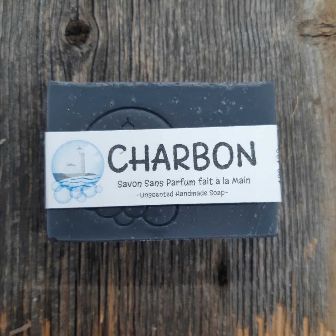 Charcoal - Unscented Soaps Handmade in Quebec, Odorless, Unscented Soap ...