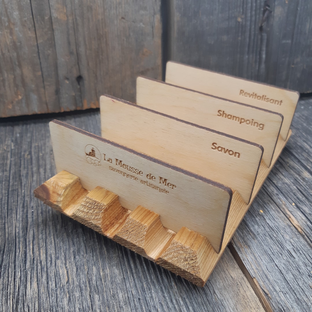 Triple Soap Holder with Separators - Etsy