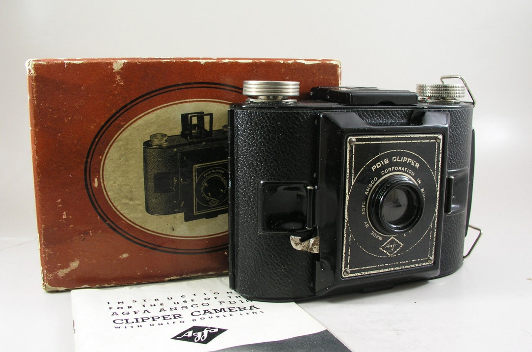 AGFA PD16 Clipper Camera With Original Box and Manual for Display. - Etsy