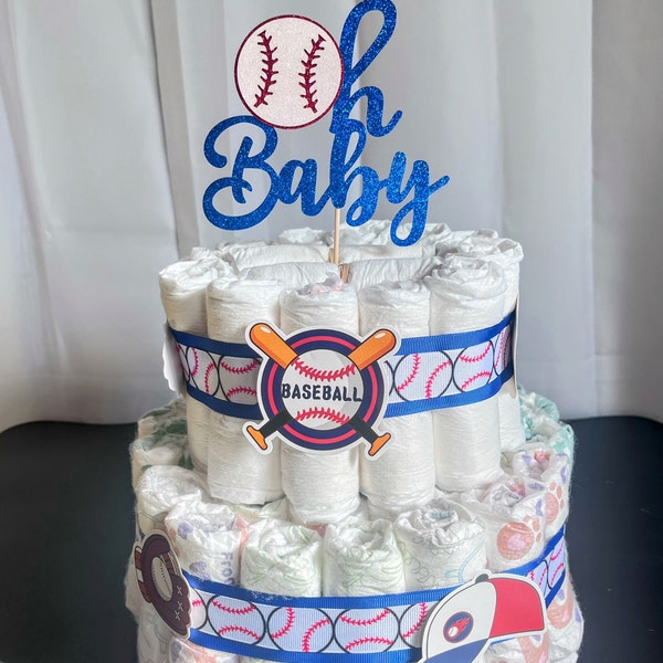 Baseball Diaper - Etsy