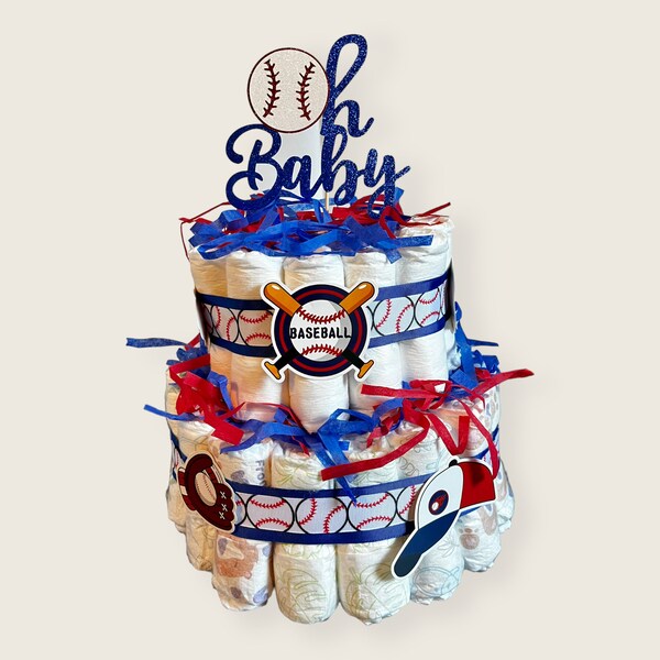 Baseball Diaper - Etsy