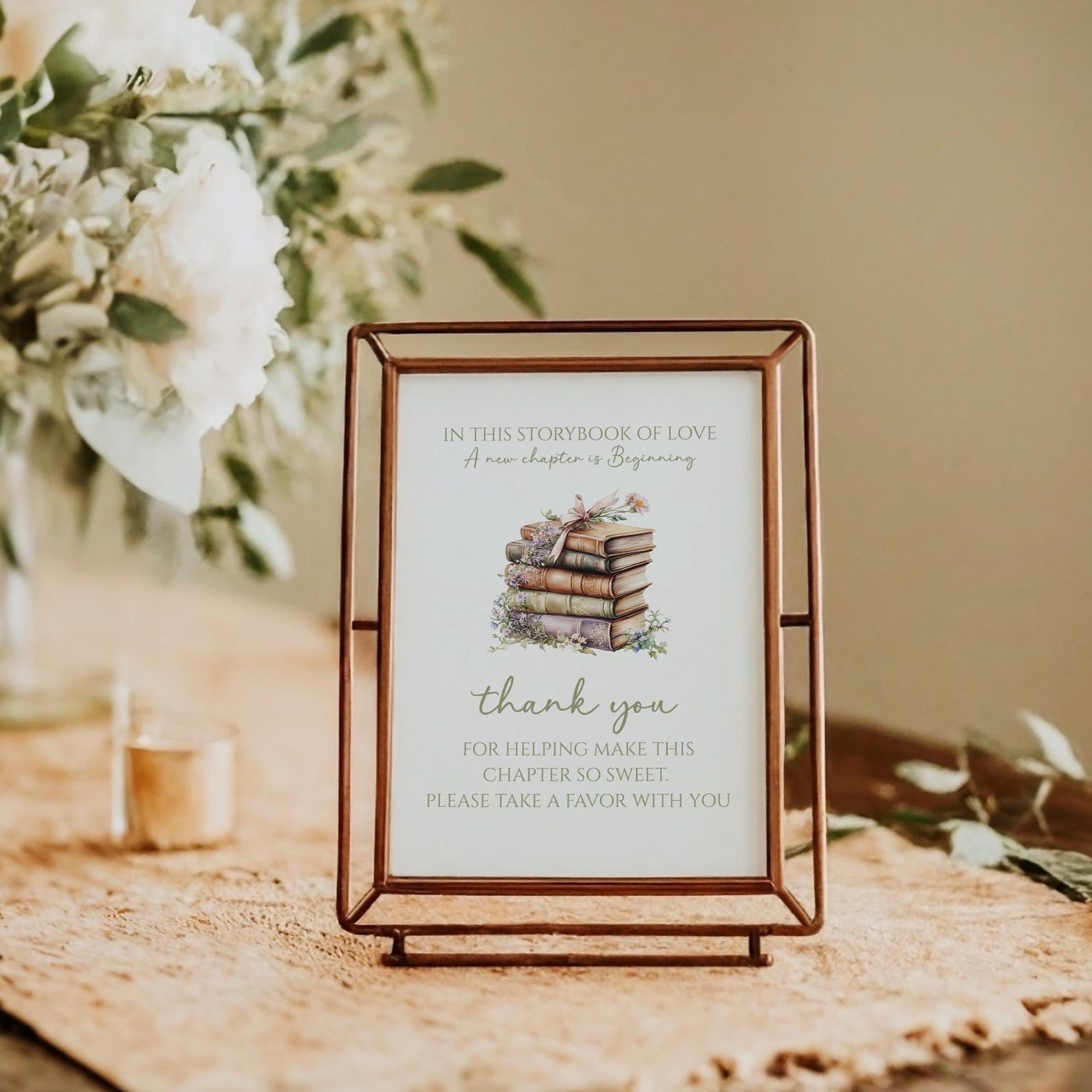 Book Themed Bridal Shower Favor Sign, Book Bridal Shower, Book Theme ...