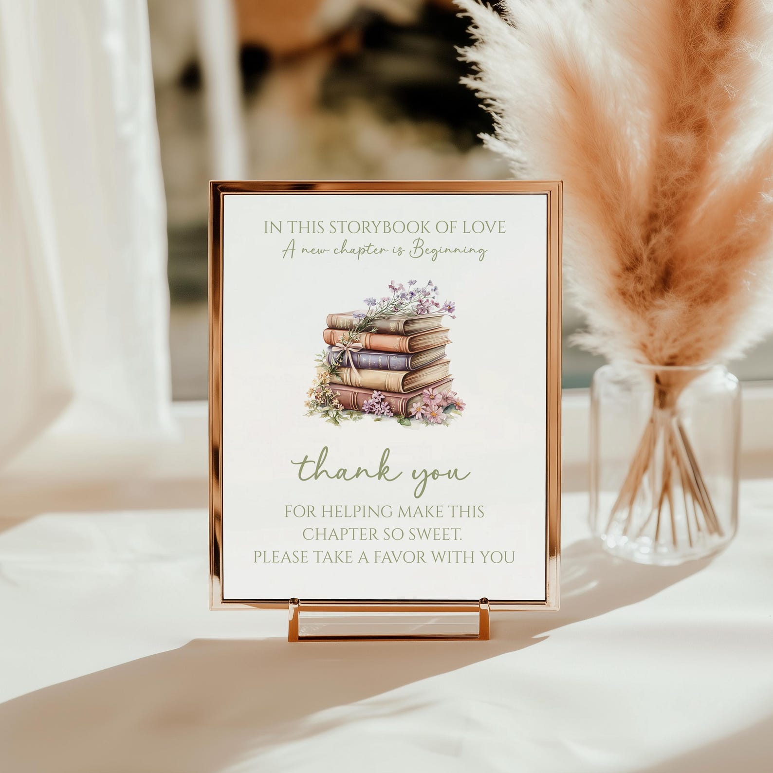 Book Themed Bridal Shower Favor Sign, Book Bridal Shower, Book Theme ...
