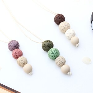 Car Lava Rock Oil Diffuser - Car Air Freshener, Natural Aromatherapy ...