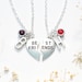 Personalised Matching Best Friend Necklaces - Friend Gift. Matching Set ...