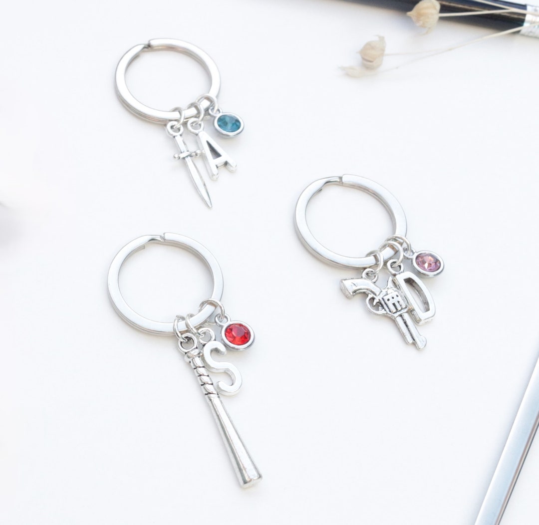 Set of 3 Partners in Crime Personalised Keyrings - Set of Three Friends ...