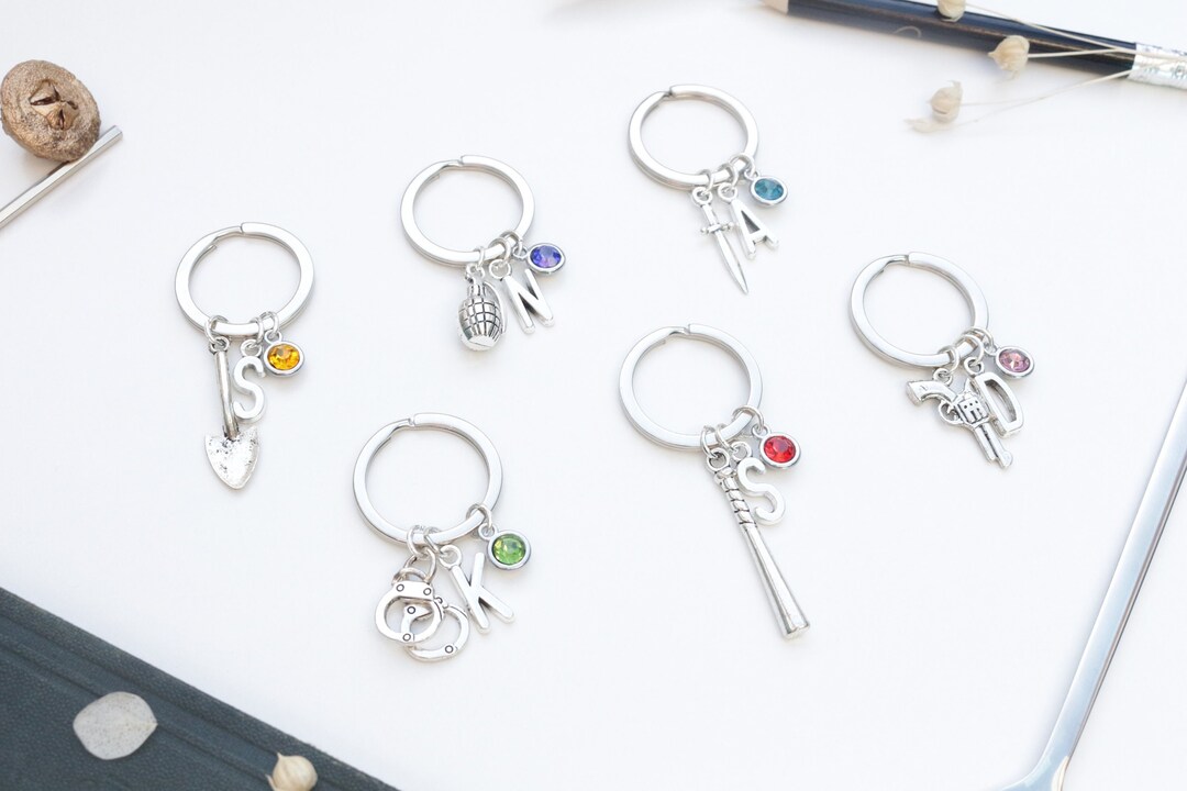 Set of Partners in Crime Personalised Keyrings - Set of Friends ...