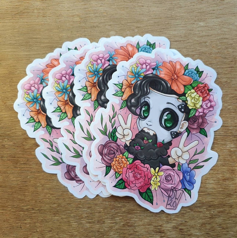 Jim Root Slipknot Flower Crown Sticker Slipknot Cute - Etsy