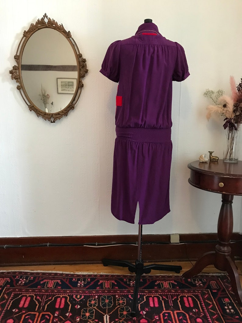 2000s Stewardess-style Silk Dress by Laundry Industry, XS/S (petite) - Etsy