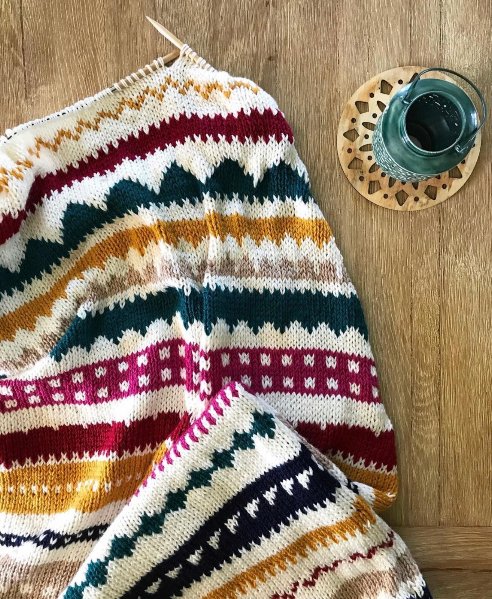 Aztec KAL - Four Week Knit-a-long · Advanced Level Knitting Pattern ...