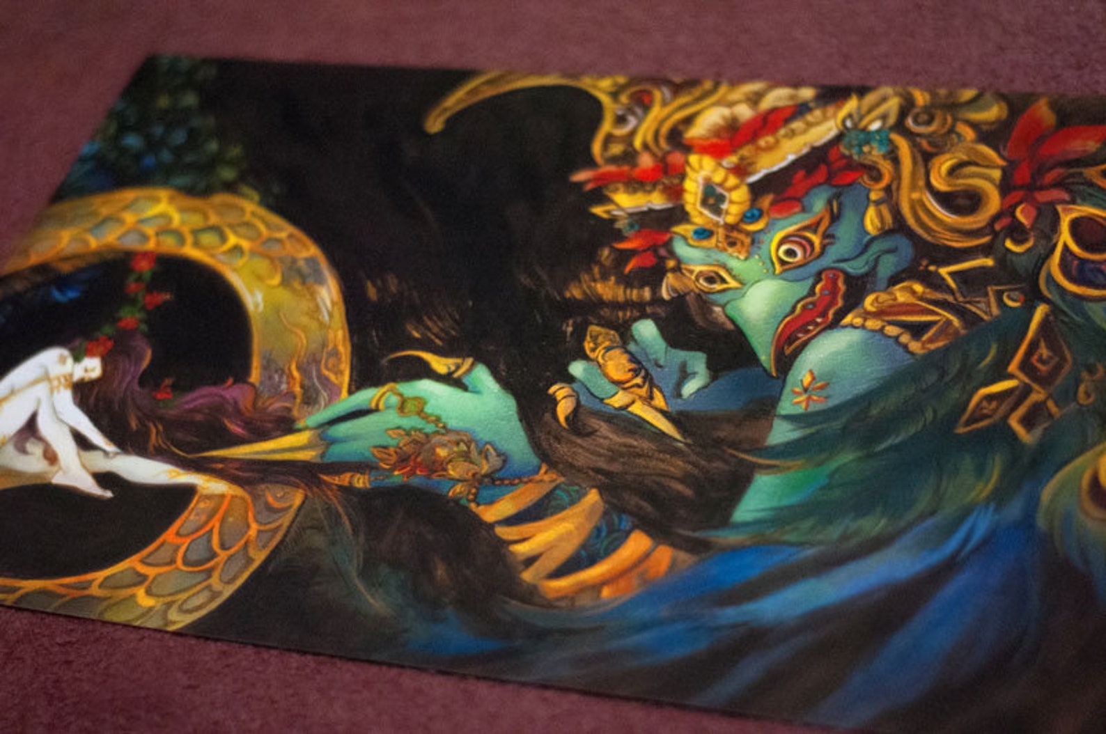 That Which Divides Us A3 Print Garuda Balinese Javanese - Etsy